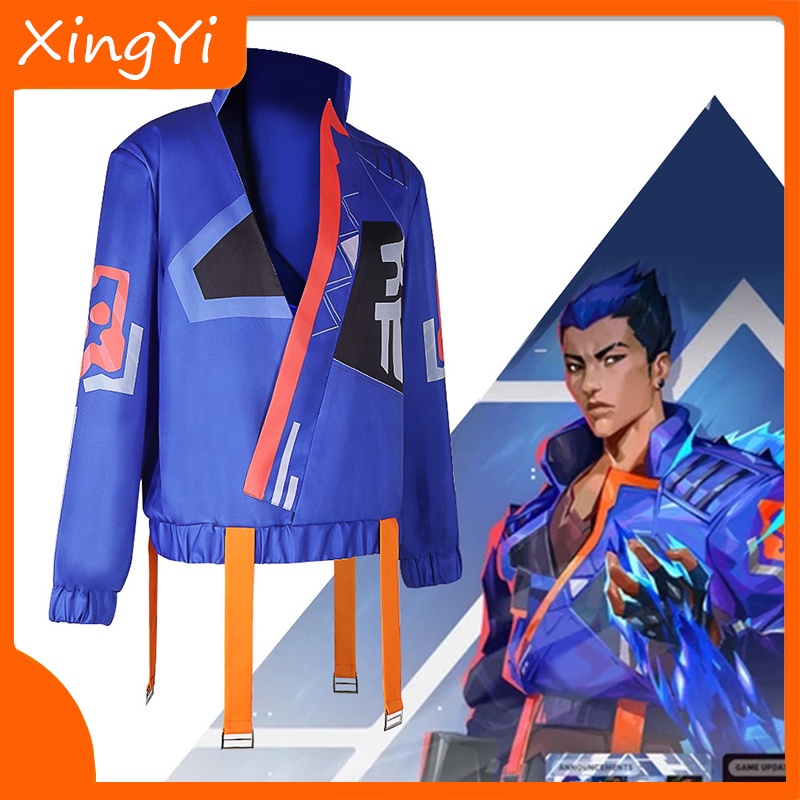 Valorant Yoru Cosplay Costume 3D Print Jacket Coat Outfits | Shopee ...