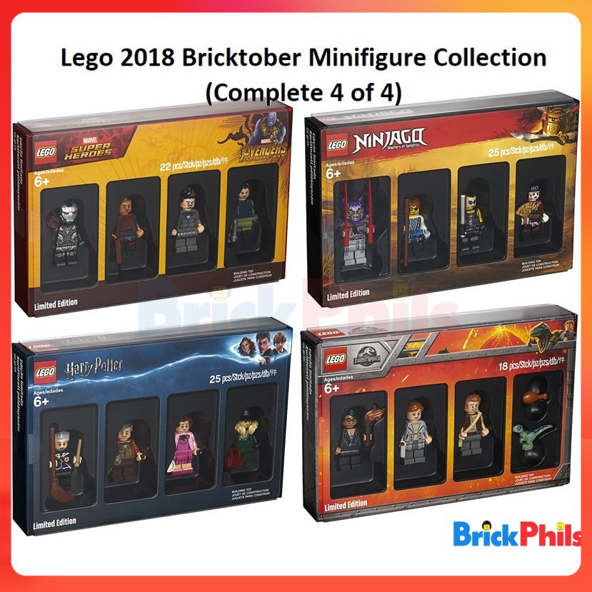 Lego 2018 Bricktober Minifigure Collection (Complete 4 of 4) | Shopee ...