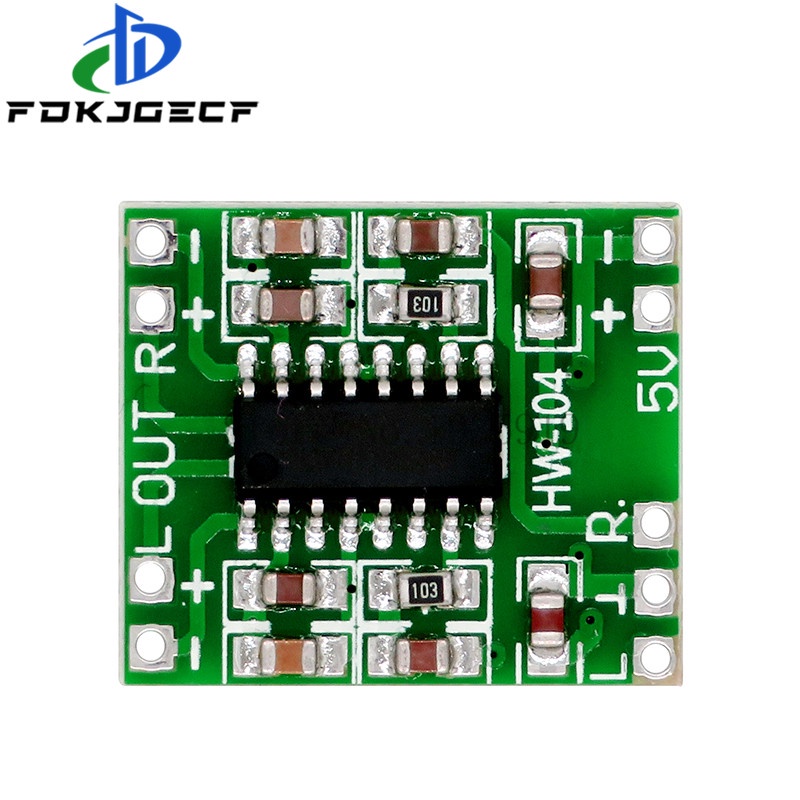 10PCS PAM8403 Super mini digital amplifier board 2 * 3W Class D digital amplifier board ...