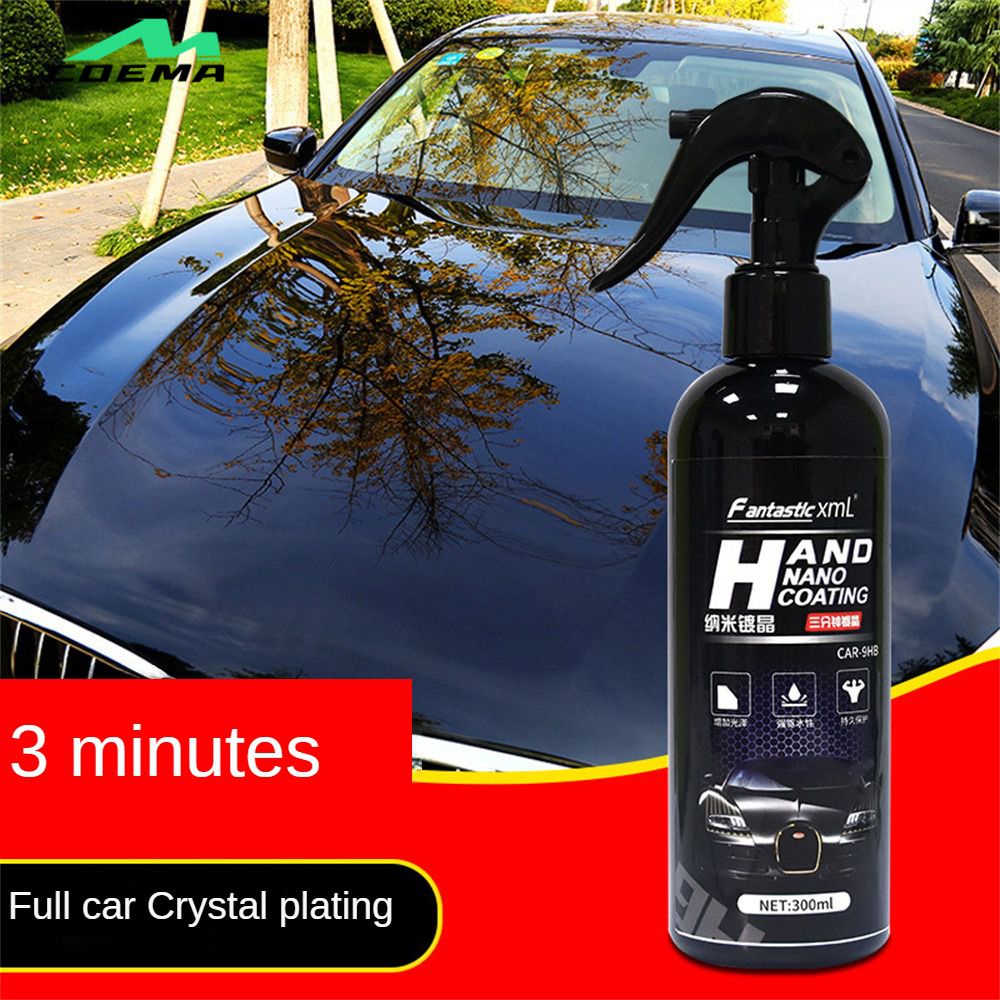 Ceramic Car Coating 500ml 9h Nano Liquid Glass Plated Crystal Hydrophobic Waterproof Polishing ...
