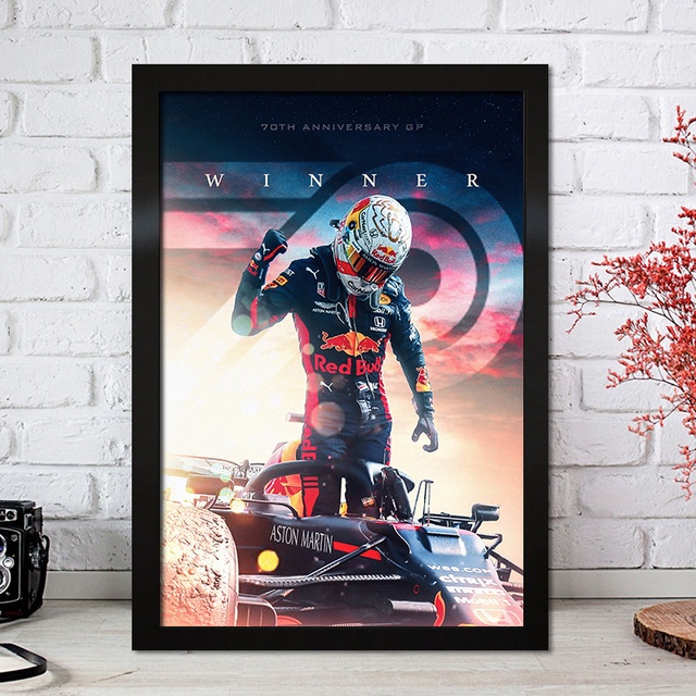 Max Verstappern Versta Poster F1 Racer Formula 1 Sports Decoration ...