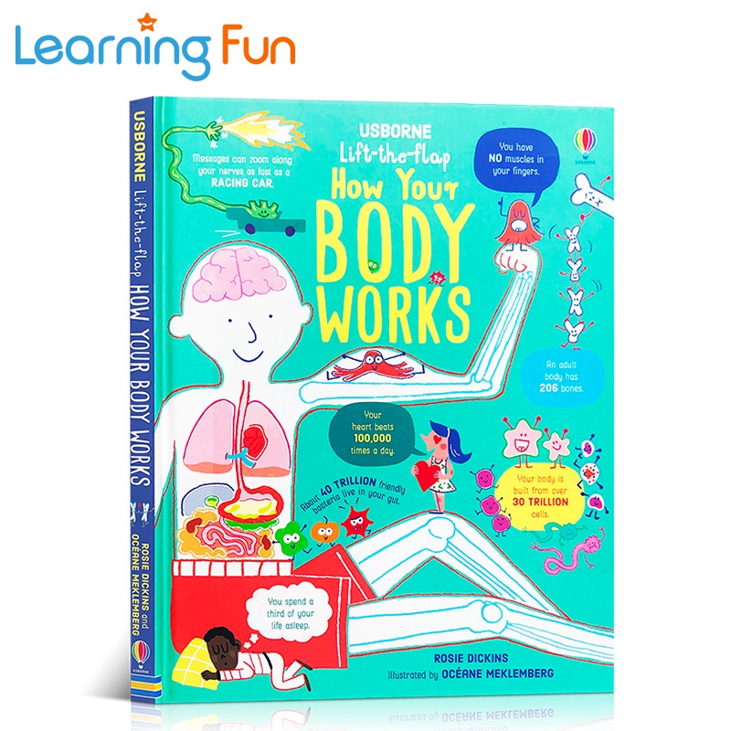 Usborne Lift-the-Flap How Your Body Works Educational English Picture ...