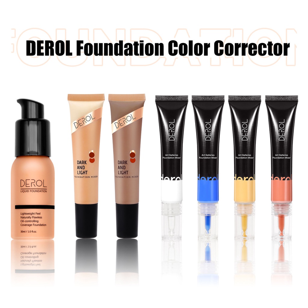 Derol Makeup Foundation Color Corrector Concealer Color Adjuster, Can ...