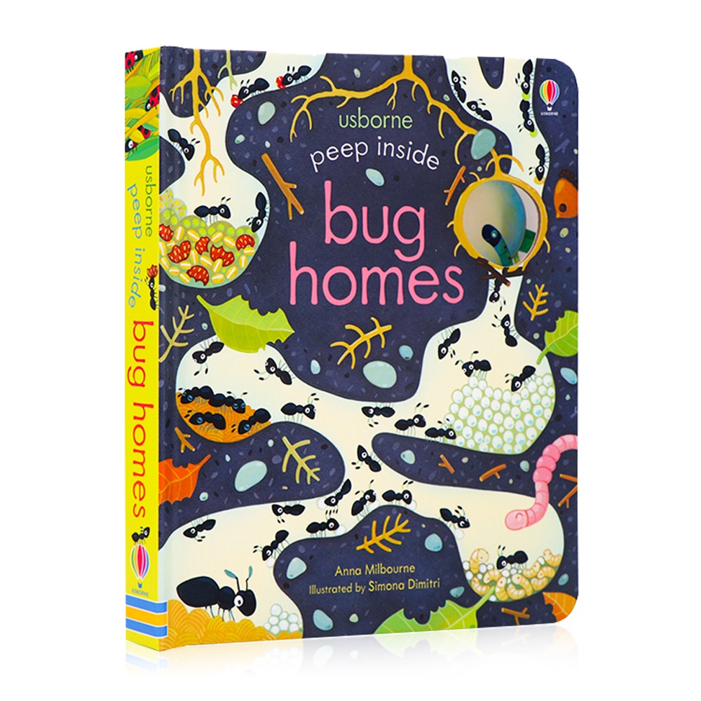 Usborne Peep Inside Bug Homes Insect Science Popularization Natural ...