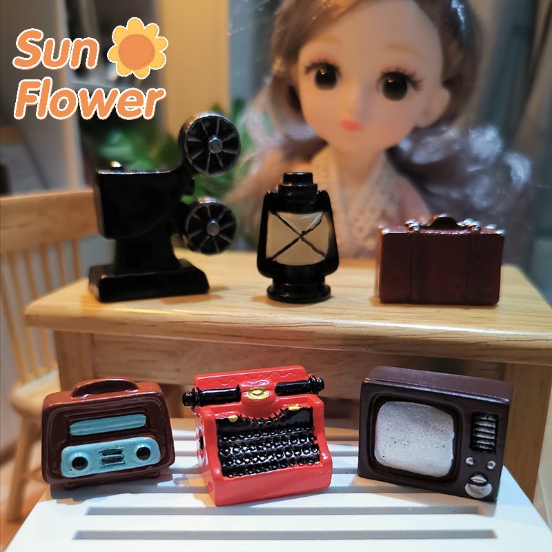 Retro Tabletop Ornament Creative Vintage Mini Camera Phonograph Shapes ...