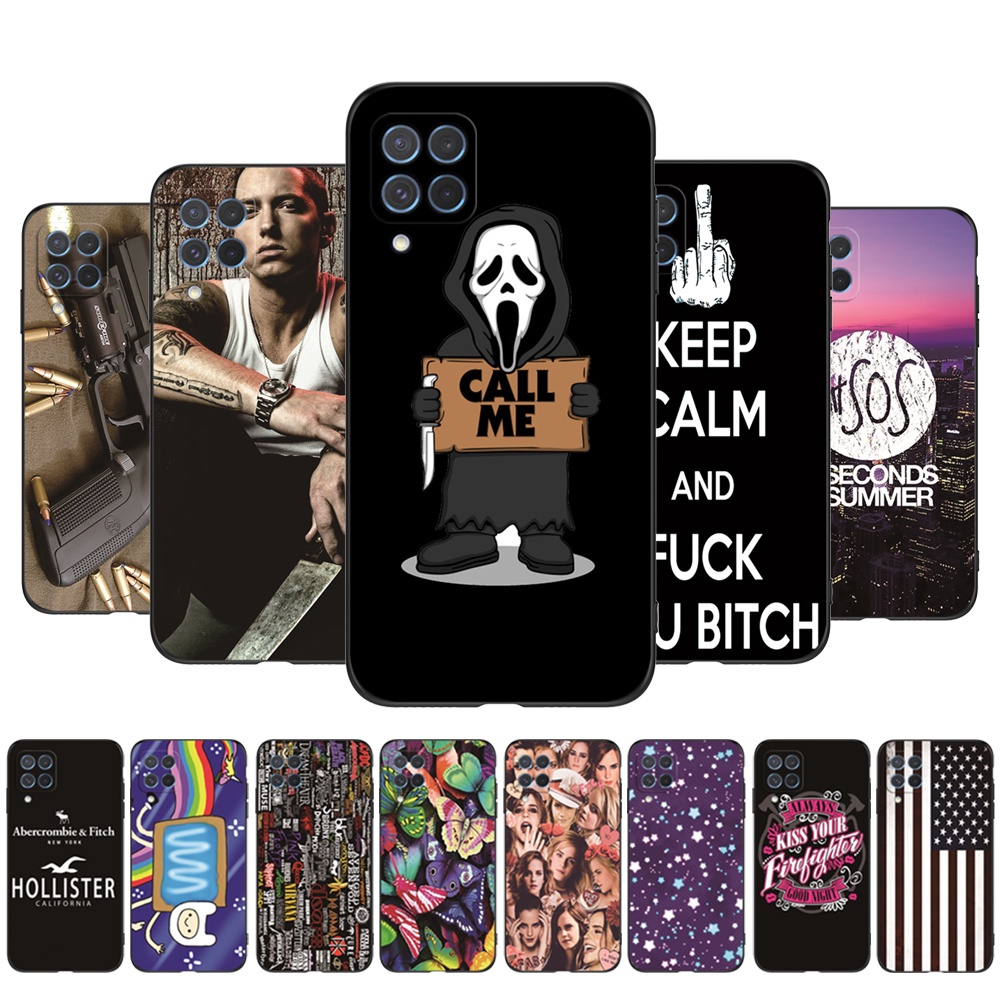 case For Samsung Galaxy M62 F62 4G Case Silicon Phone Back Cover Soft ...