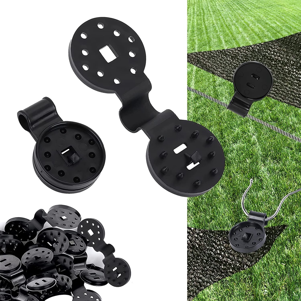 Shade Cloth Plastic Clips, 40 Piece Tarp Clips for Sun Shade Sail ...