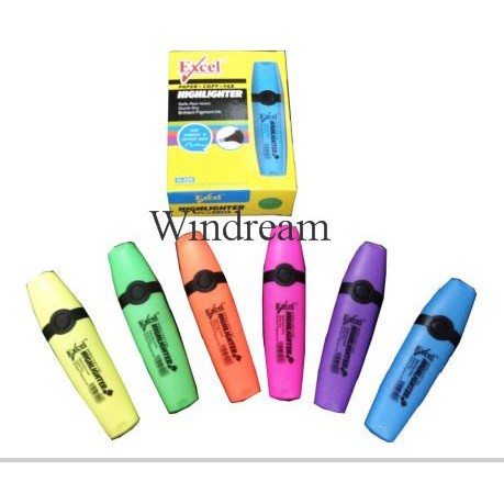 Excel Highlighter H-225 6 colors | Shopee Philippines