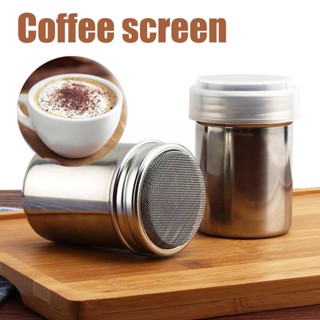 Stainless Steel Mesh Dense Hole Powder Sprinkler Chocolate Sugar Coffee ...
