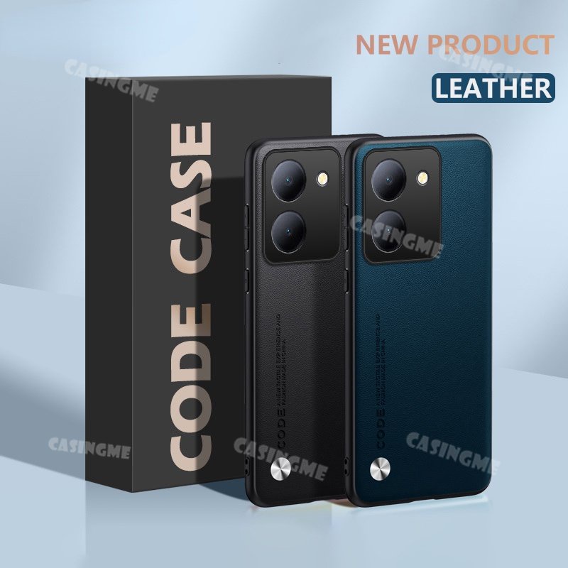 Vivo Y36 2023 Luxury Plain Skin Leather Casing For Vivo Y36 Y 36 78 36Y ...