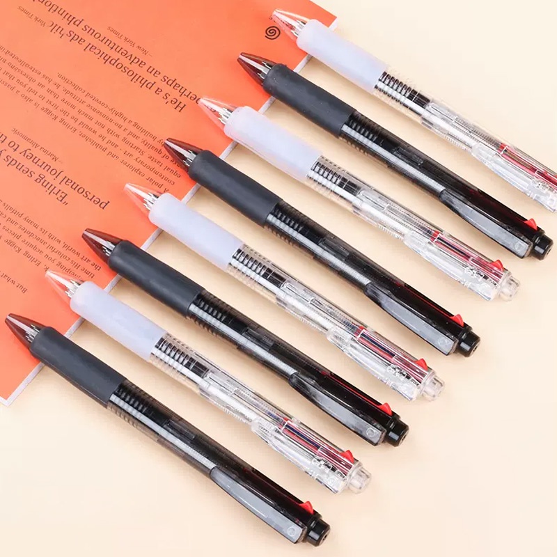 Deli S313 Multicolor Ballpoint Pen 4 Color Ballpen 0.7mm 1 Pcs | Shopee ...