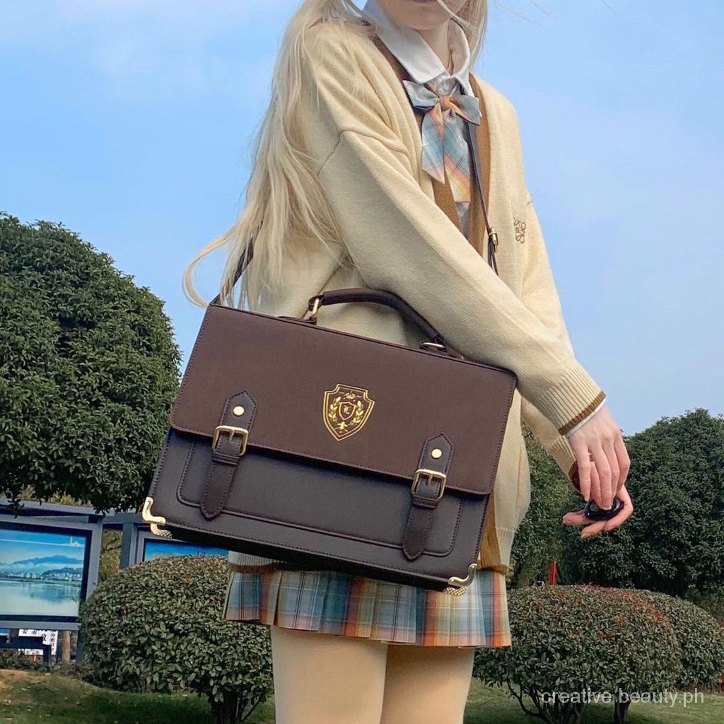 Japanese college jk uniform bag College Rui shoulder crossbody student ...