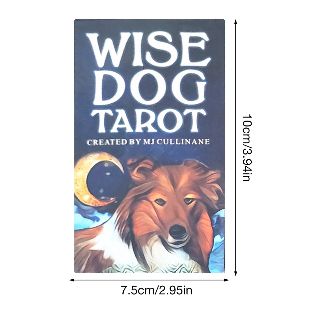 New Tarot Wise Dog Tarot Cards English Version Oracle Cards For ...