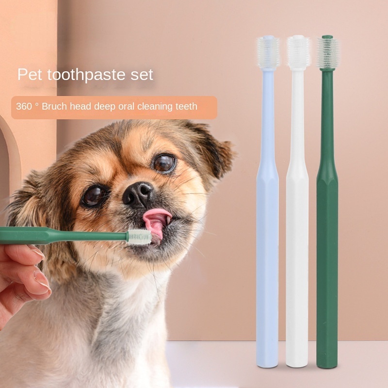 360-Degree Soft Silicon Pet Toothbrush For Dog & Cat, Pet Supplies For ...