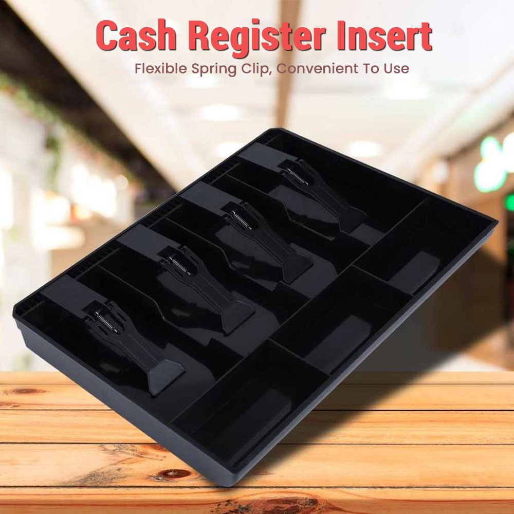 SS 4 Bill 3 Coin tray Cash Register Organizer cash drawer w/ Tray ...