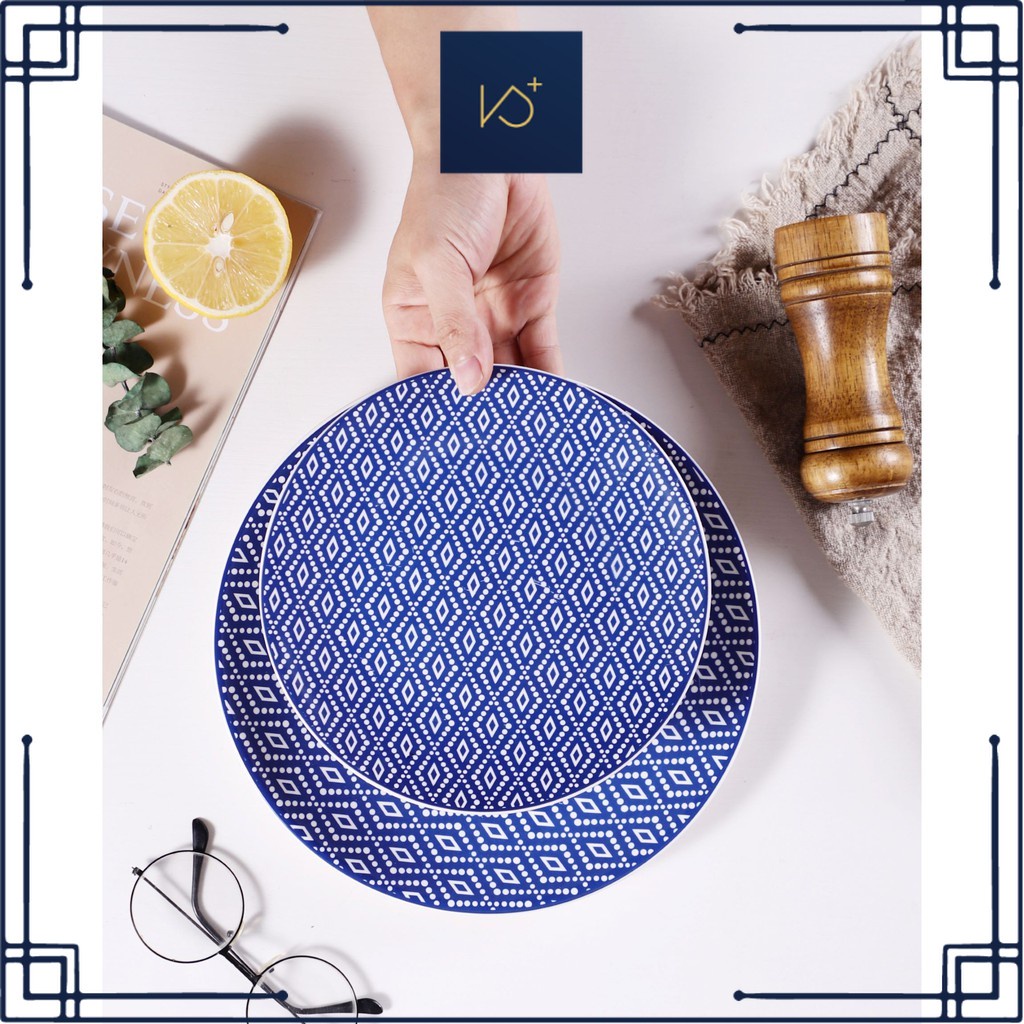 Kitchen Plus Nordic 8 inch or 10 inch Ceramic Plates | Shopee Philippines