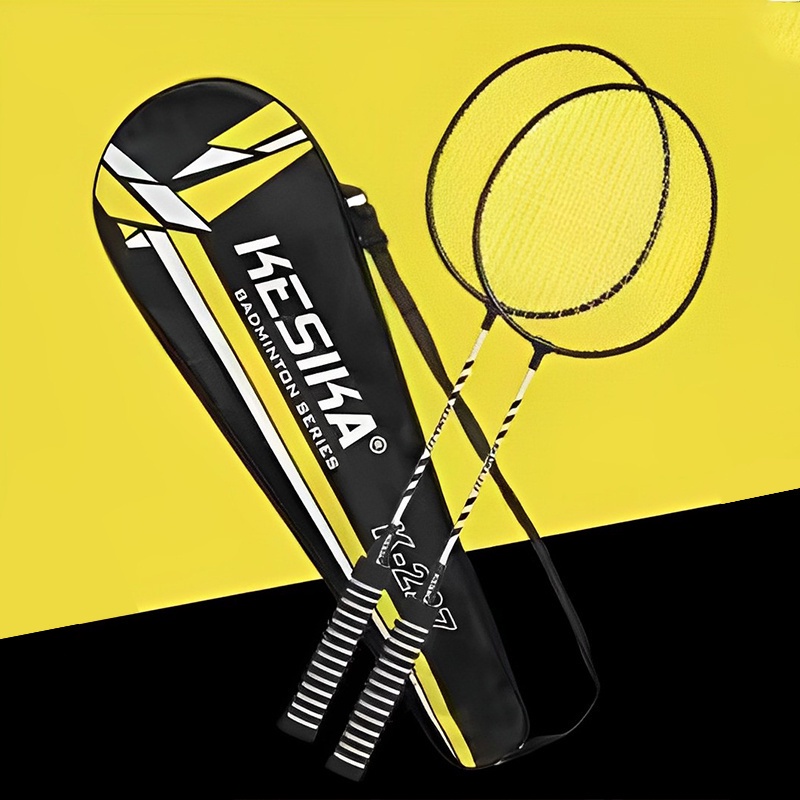 2pcs Badminton Racket Set Professional Double Racket with Free ...