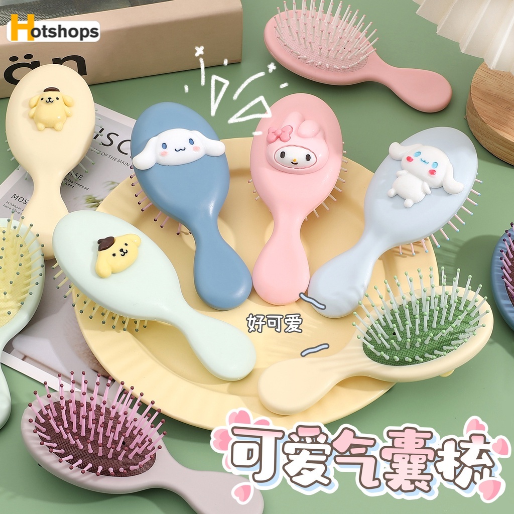 Cartoon Hair Comb Macaron Portable Cute Kuromi Comb Creative Head ...