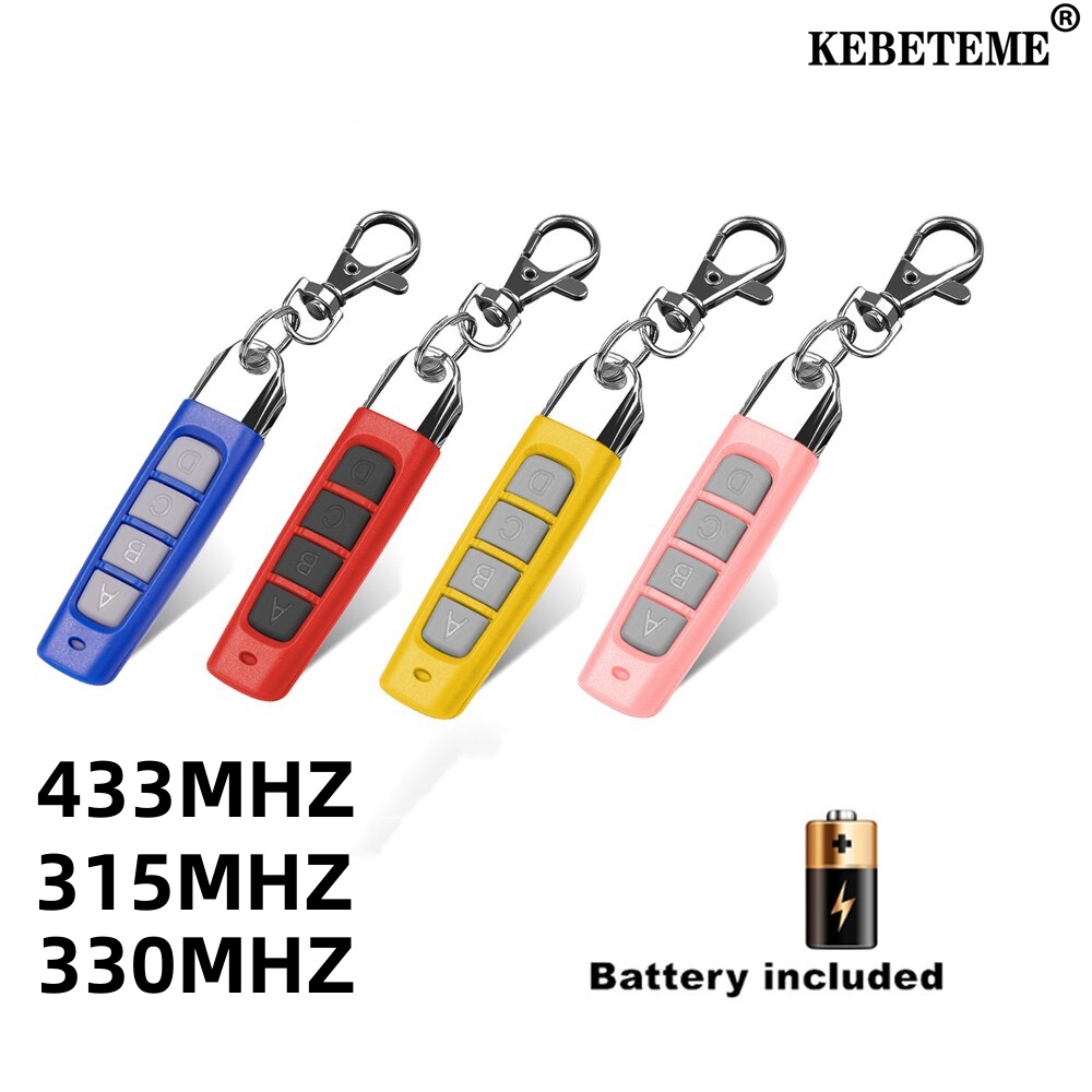 4 Keys Colorful Remote Control Duplicator 315Mhz 433Mhz Clone Cloning Code Auto Copy For Garage ...