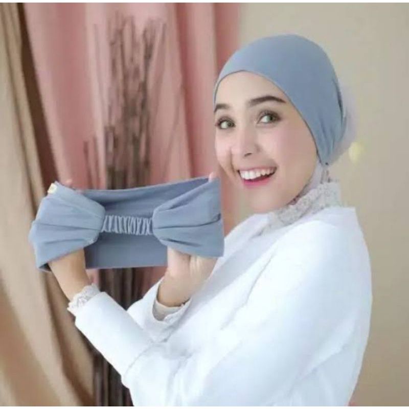 Premium Bandana Ciput, Inner Headband, T-Shirt, Inner, Veil | Shopee ...