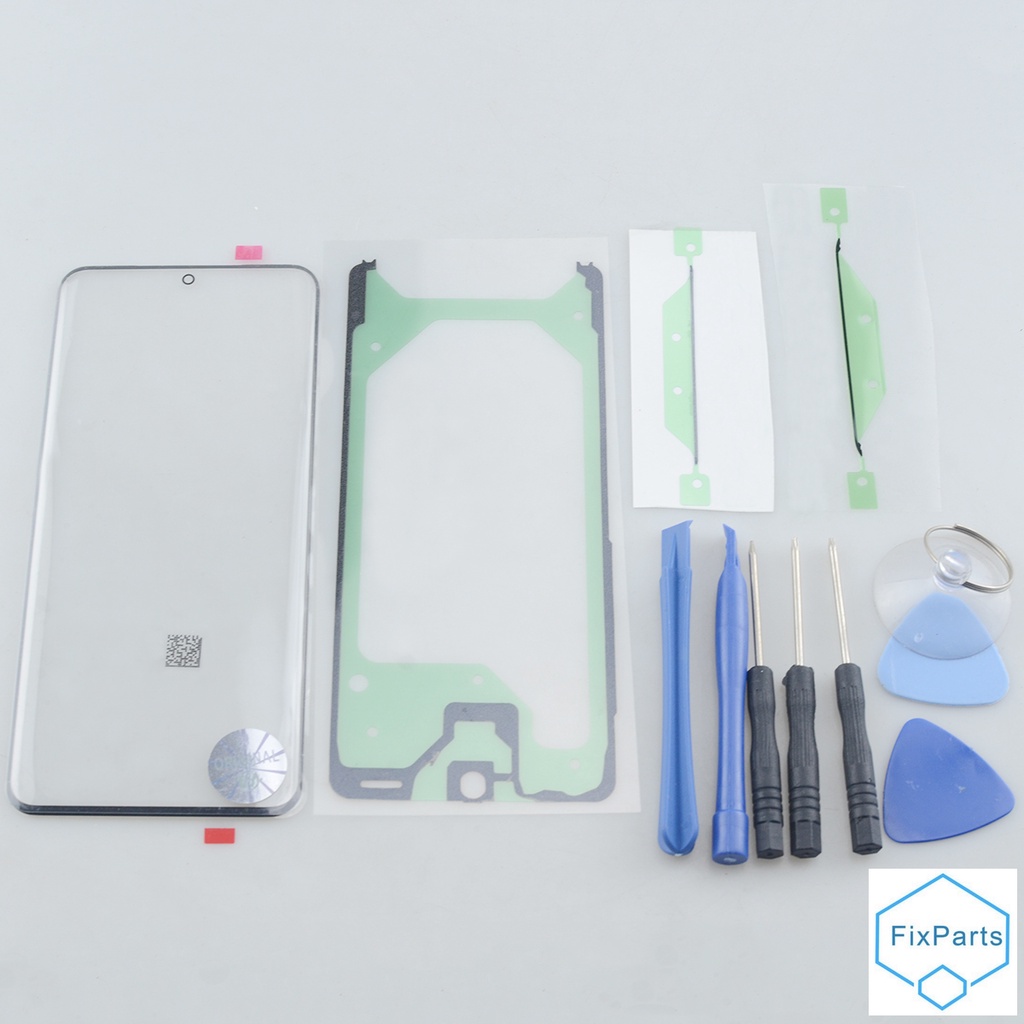 Front Screen Glass Repair Kits for Samsung Galaxy S20 S21 Ultra Note 10 20 Plus LCD Touch Outer ...