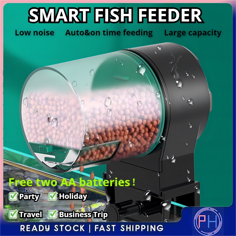 Aquarium Feeder Smart Feeder Automatic Fish Tank Feeder 12/24 Hours ...