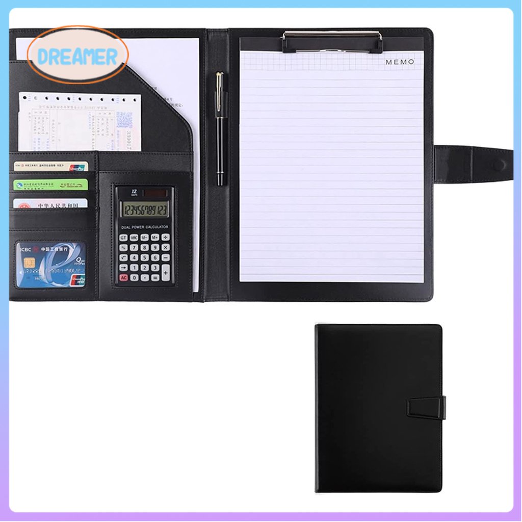 Portable Business Portfolio Folder With Calculator Multifunction ...