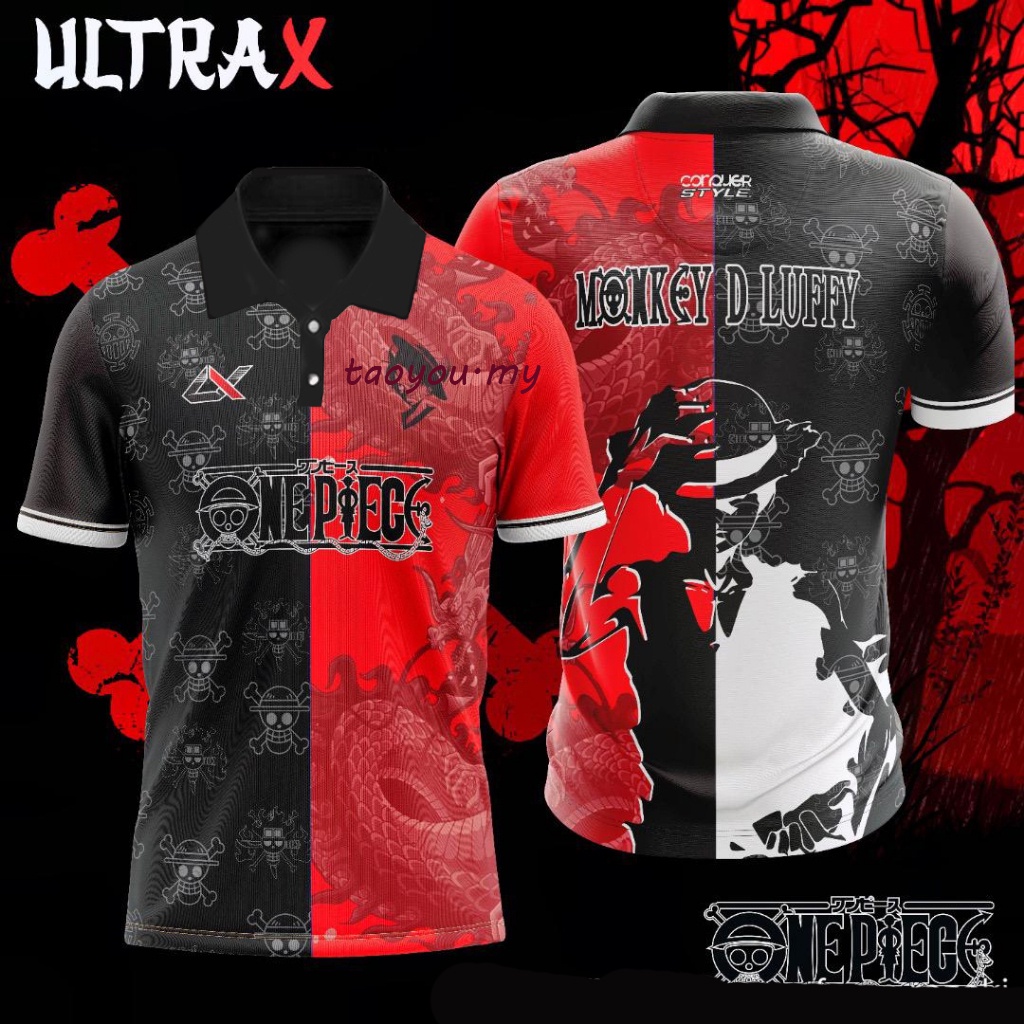 2023 Raya Clothes BAJU ANIME ONE PIECE POLO LIMITED EDITION 280gsm ...