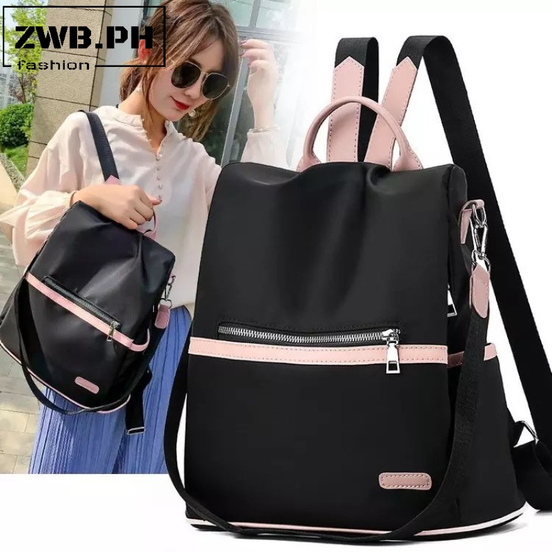 ZWB 961 Korean Anti-Theft Backpack 100% Waterproof | Shopee Philippines