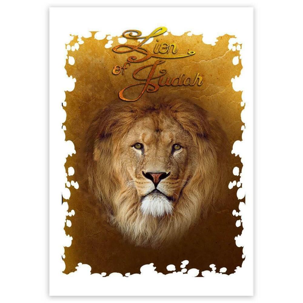 Christian Jesus car bumper sticker Lion of Judah Christian Religious ...