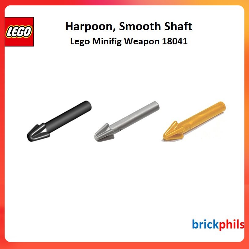 Lego Minifig Weapon 18041 Harpoon, Smooth Shaft | Shopee Philippines