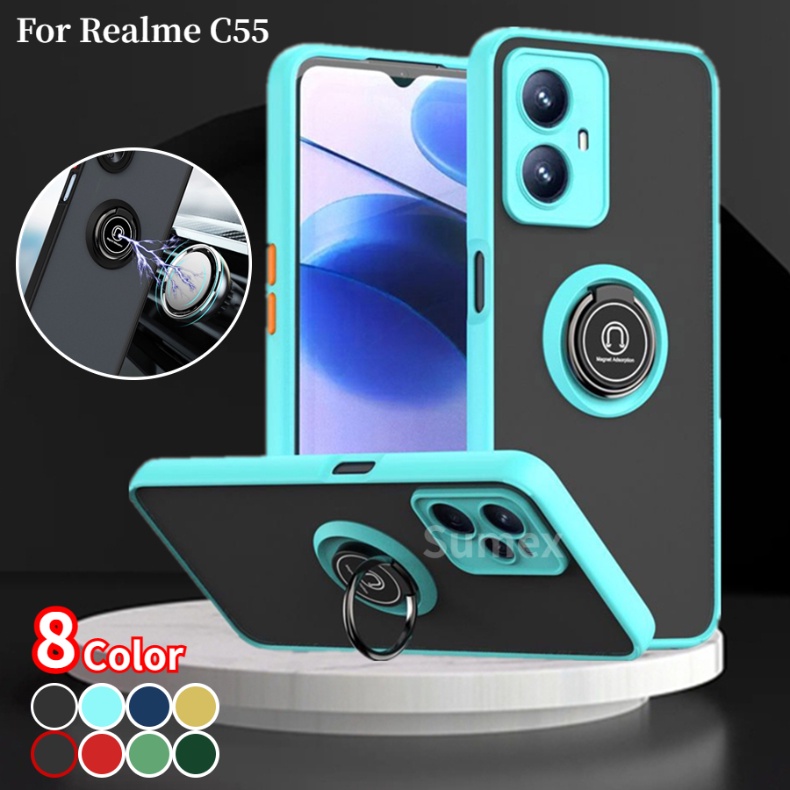 For Realme C55 2023 RMX3710 Phone Case Shockproof Bumper Back Cover For ...