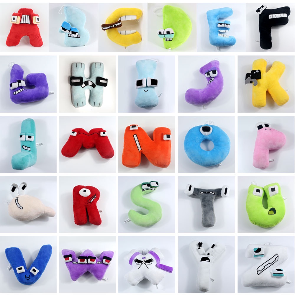 26PCs alphabet alphabets lore plush toy, Alphabet lore stuffed animal ...
