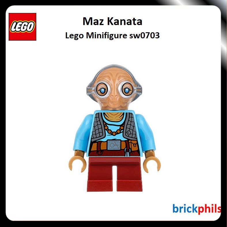 Lego Minifigure sw0703 - Maz Kanata | Shopee Philippines