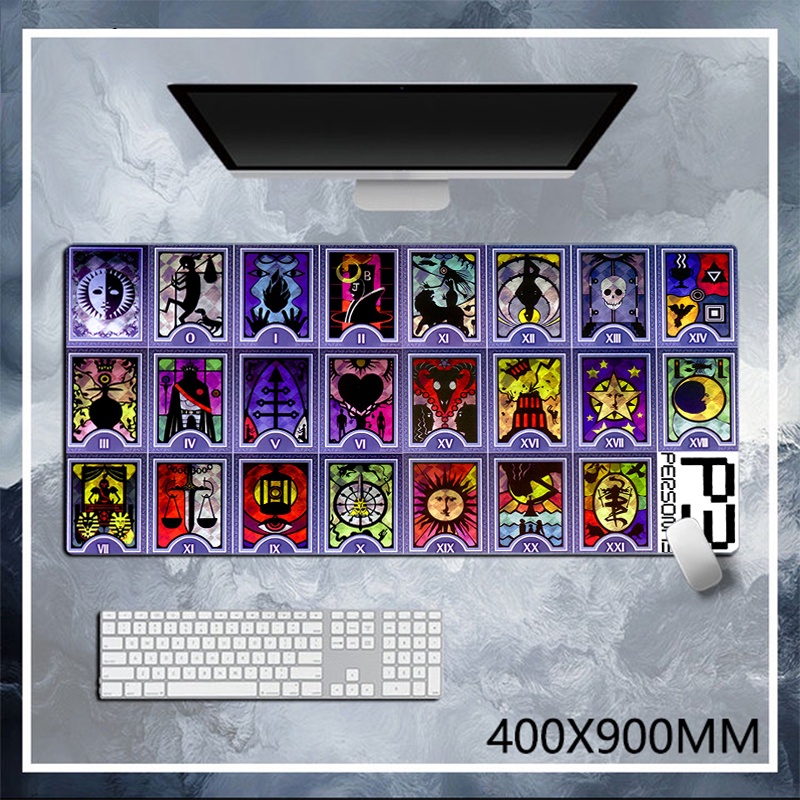 Tarot Large Gaming Mousepad Art Cute Black Mouse Pad Compute Mouse Mat ...