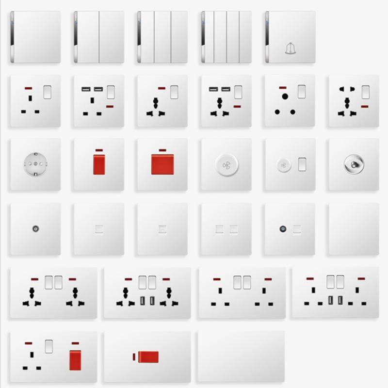 British Standard Switch Socket Hong Kong Macau Style Taiwan One Open ...