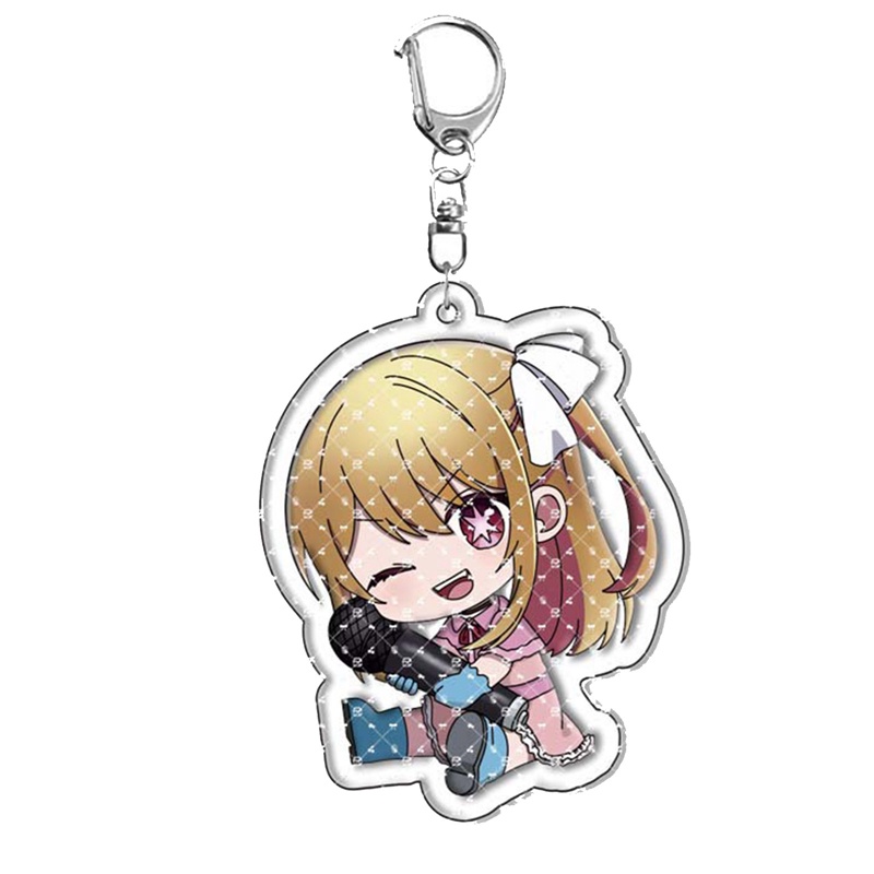 RUIYIM Anime Oshi No Ko Keychains Ai Hoshino Cosplay Accessory Ruby ...