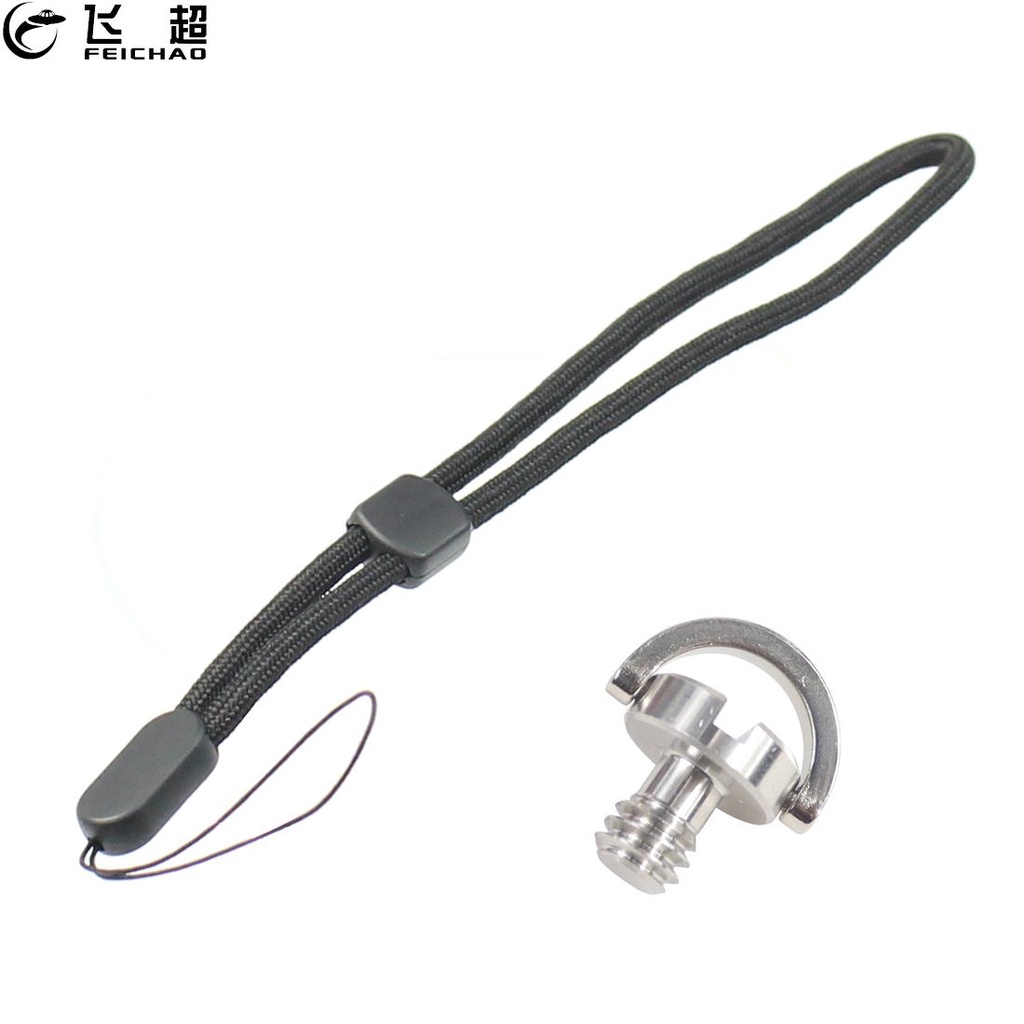 FEICHAO Quick Release 1/4-20 Stainless Steel D-ring Screw For DSLR ...