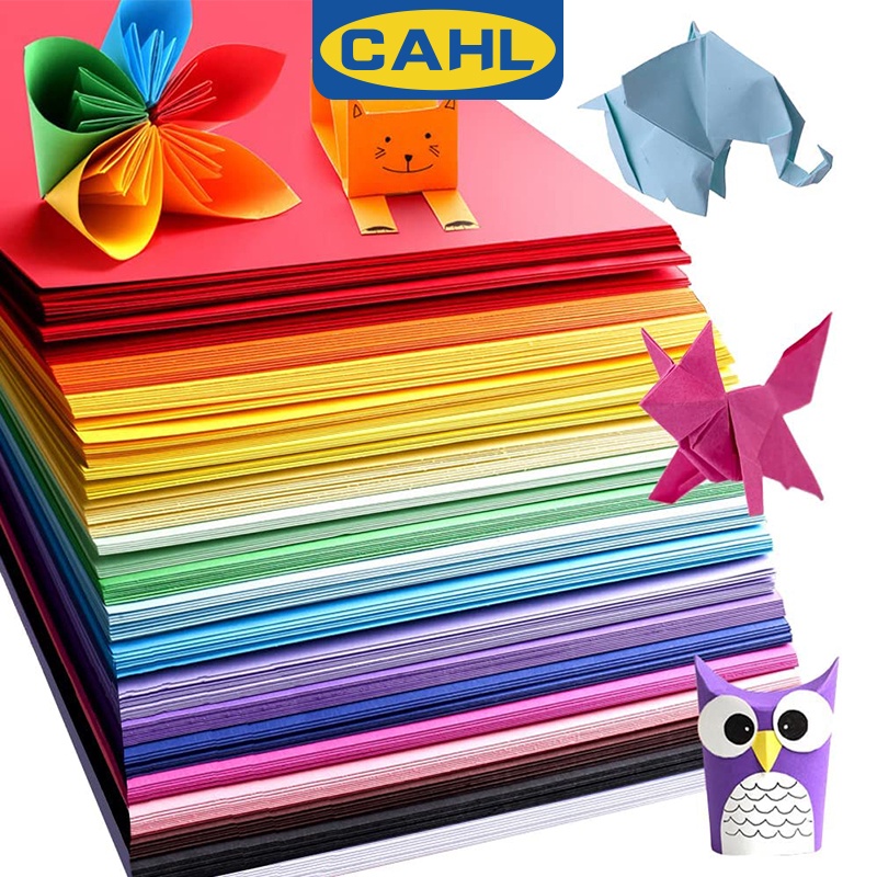 Origami Paper 20 Colors 100 Sheets Double Sided Color Origami Kit for ...