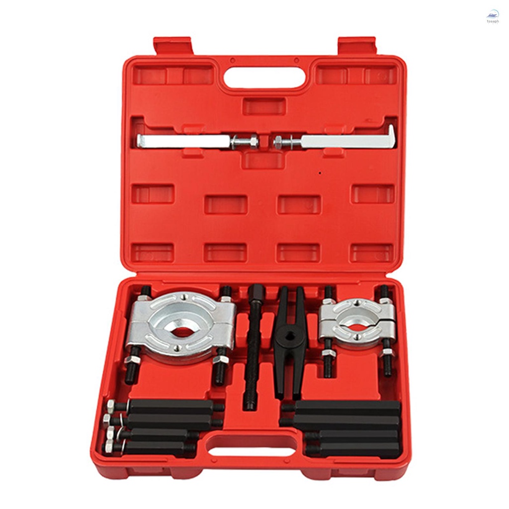 [TOPS]14 PCS Bearing Separator Puller Kit Heavy Duty Bearing Splitter ...