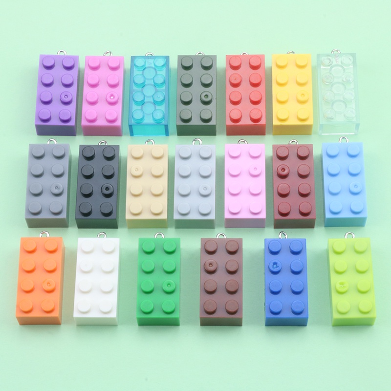 Adorable Acrylic Rectangular Building Block Charms - Fun and Versatile ...