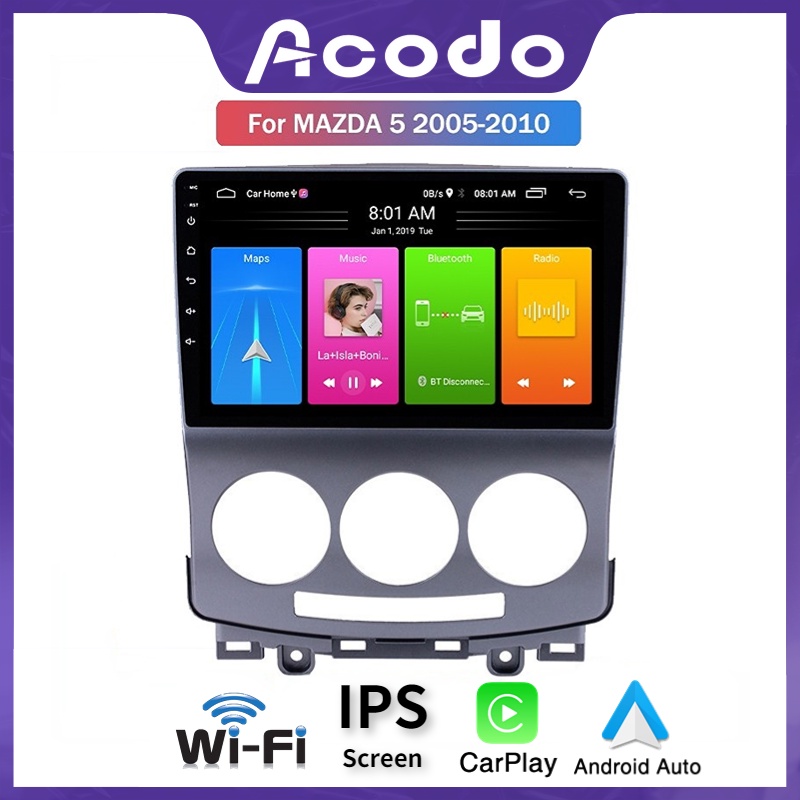 For Mazda 5 2005-2010 Android Car Stereo Support Carplay Android Auto ...