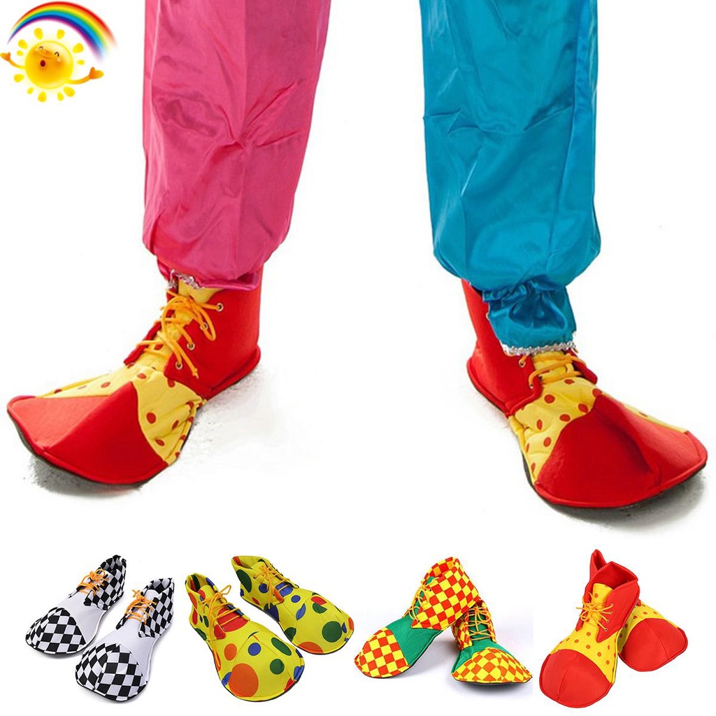 Clown Shoes Clown Costume Shoes Clown Costume Props Funny Prom Costume ...