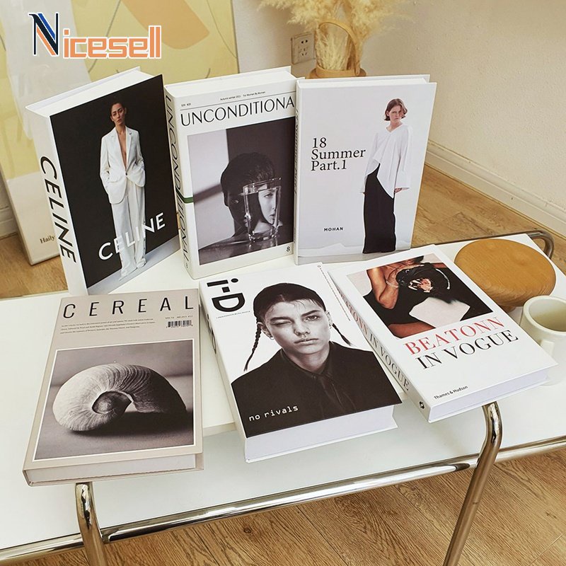 Nordic Fake Books Simulation Book Decoration Modern Simulation ...