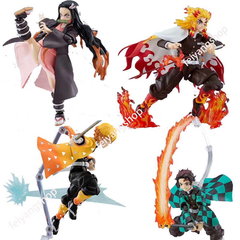Demon Slayer Figma Kamado Nezuko Tanjiro Agatsuma Zenitsu Rengoku ...