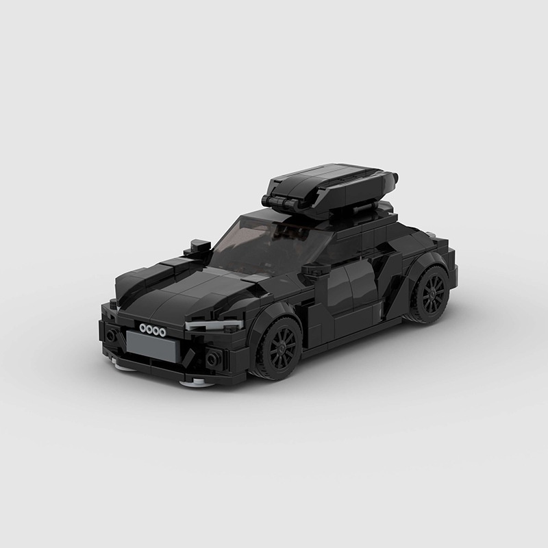 MOC Audi RS6 Quattro Wagon Black Cars Building Blocks Bricks Toys For ...