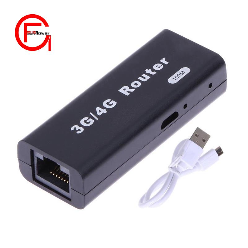 3G/4G Wireless Router Modem Mini Portable USB 2.0 For WiFi Wlan Hotspot ...