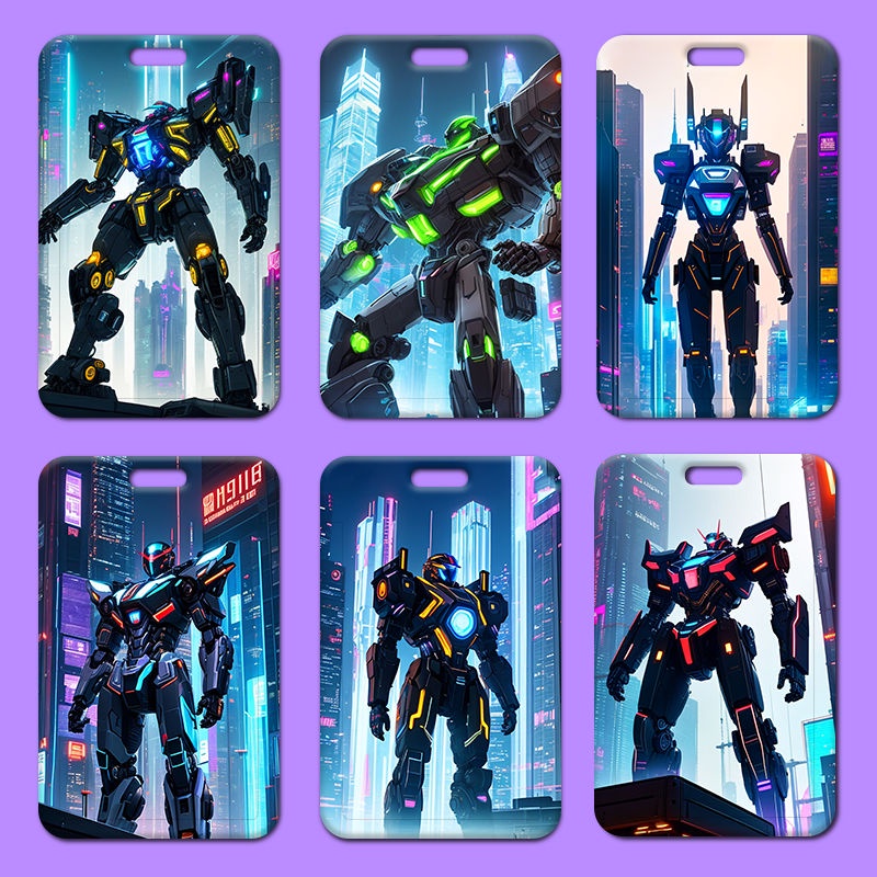 Gundam Robot ID card holder For Kids Boys Stationery Holder Student ...