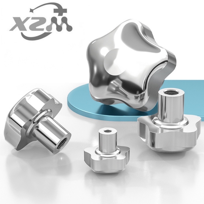 Xzm] 304 Stainless Steel Torx Handle Nut Hand Wheel Star Hand Screw ...