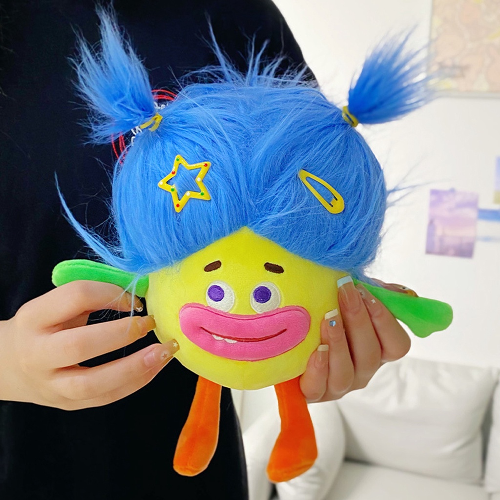 11cm Dopamine Quirky Exploding Head Mini Dolls Plush Keychain Toys ...